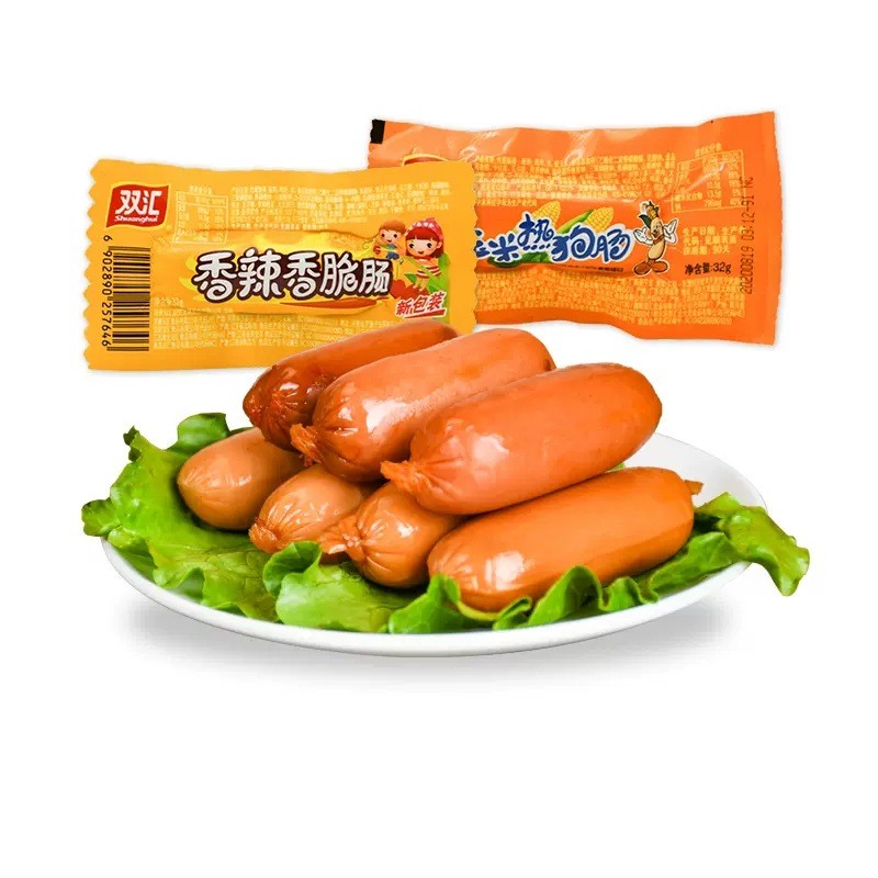Shuanghui Corn Hot Dog Sausage 32g Instant Meat Sausage Spicy Spicy ...