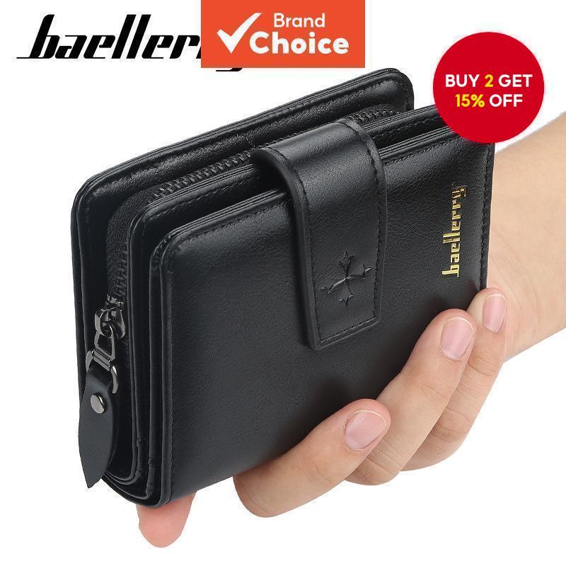 Baellerry Multifunctional Thickened Vertical Zipper Coin Purse - Men's ...