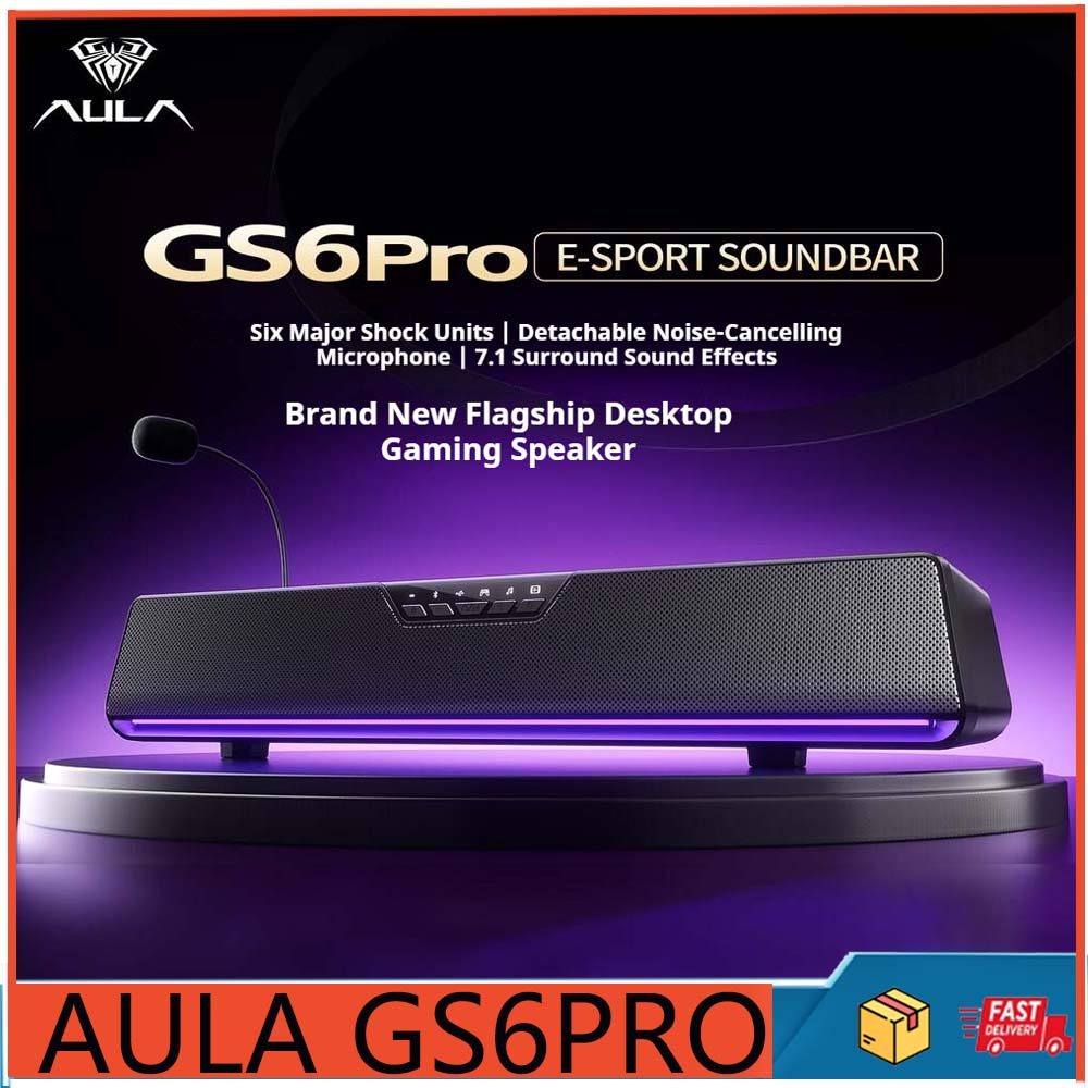 AULA GS6 Pro dual-mode connection 7.1 surround sound effect, pluggable ...