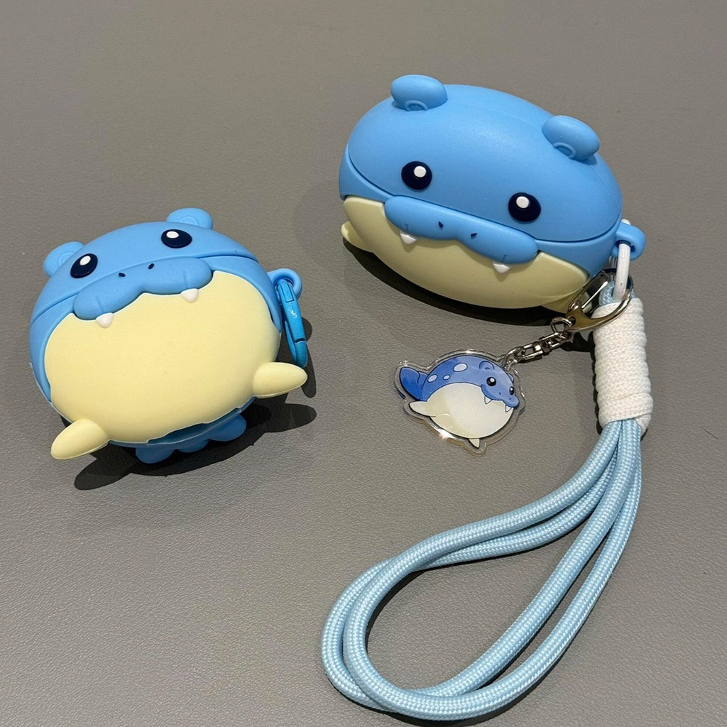 Cute Cartoon Pokemon ball Seal with chain For AirPods4 Bluetooth ...