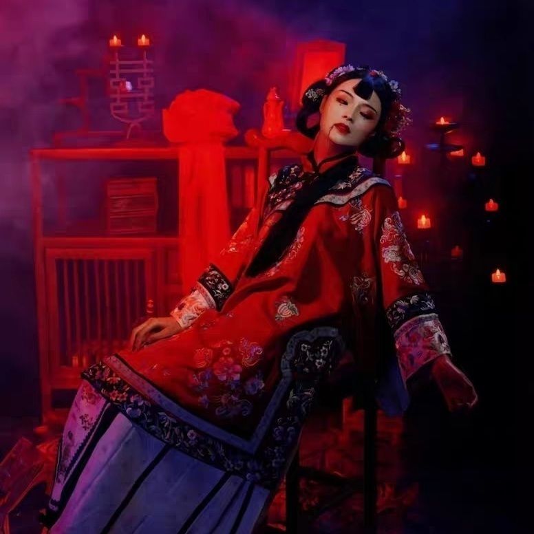 New Fear New Chinese Style Bride cosplay New Style Horror Costume Dress ...