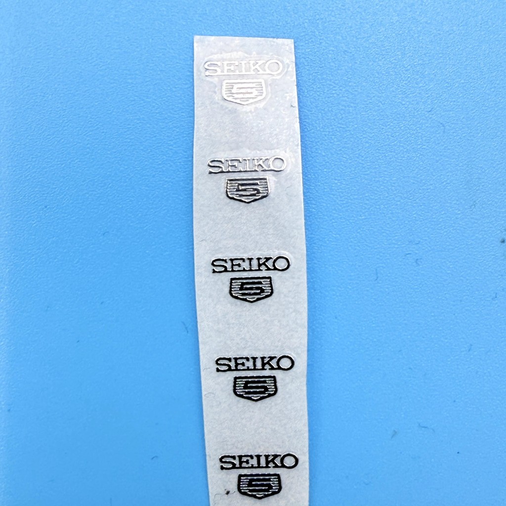 Watch Dial LOGO Sticker Metal Label LOGO Modified SEIKO No. 5 GS ...