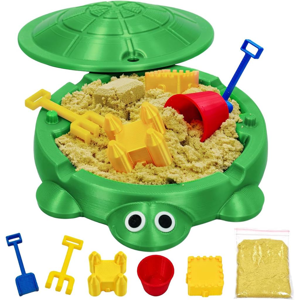 Mini Turtle Sandbox Zen Garden for Desk, Desktop Sandbox on The Go ...