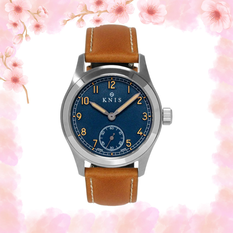 KNIS NIS Japan-made Wristwatch Retro Military Watch Men Sapphire ...