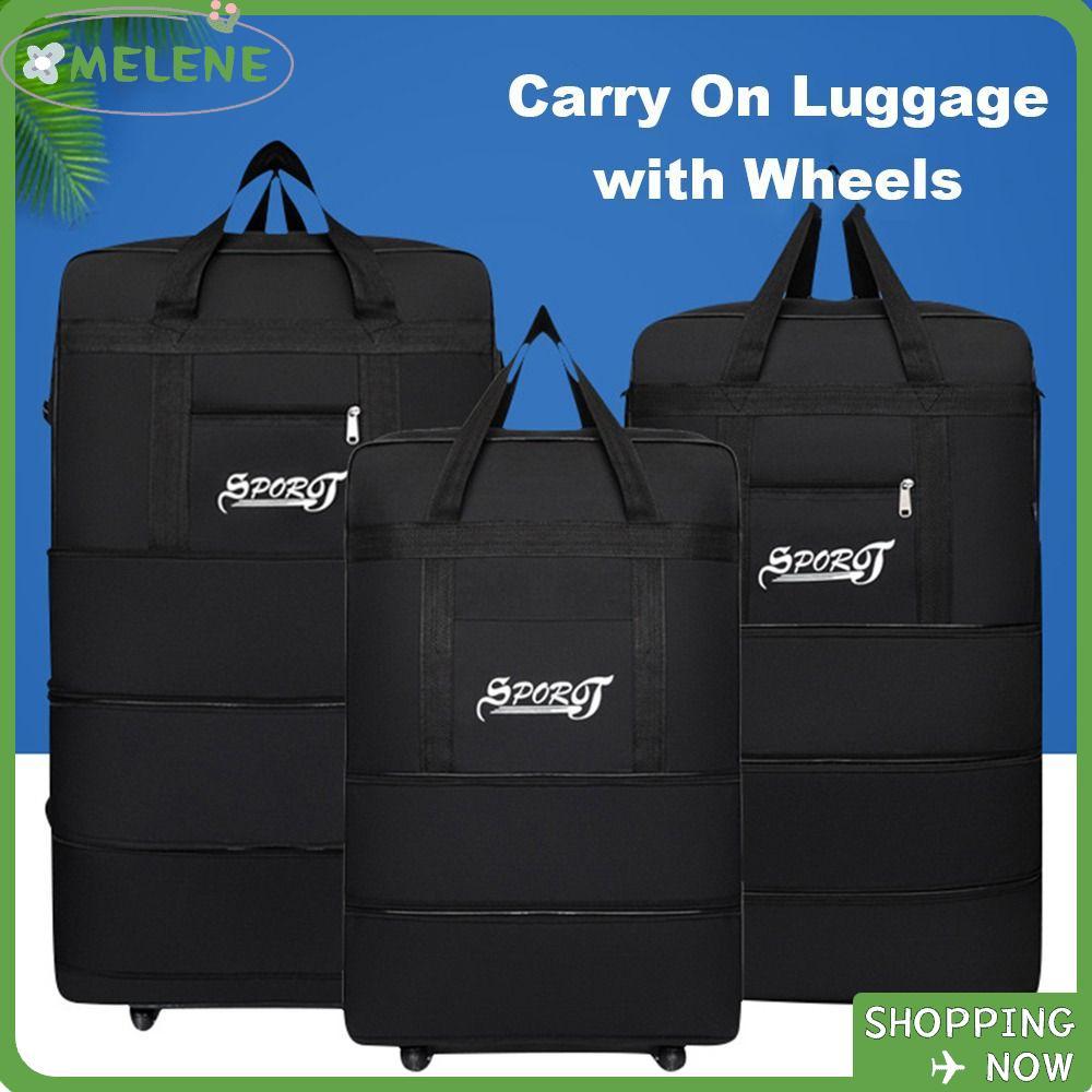 MELENE Expandable Foldable Duffle Bag, Expandable Foldable Rolling ...