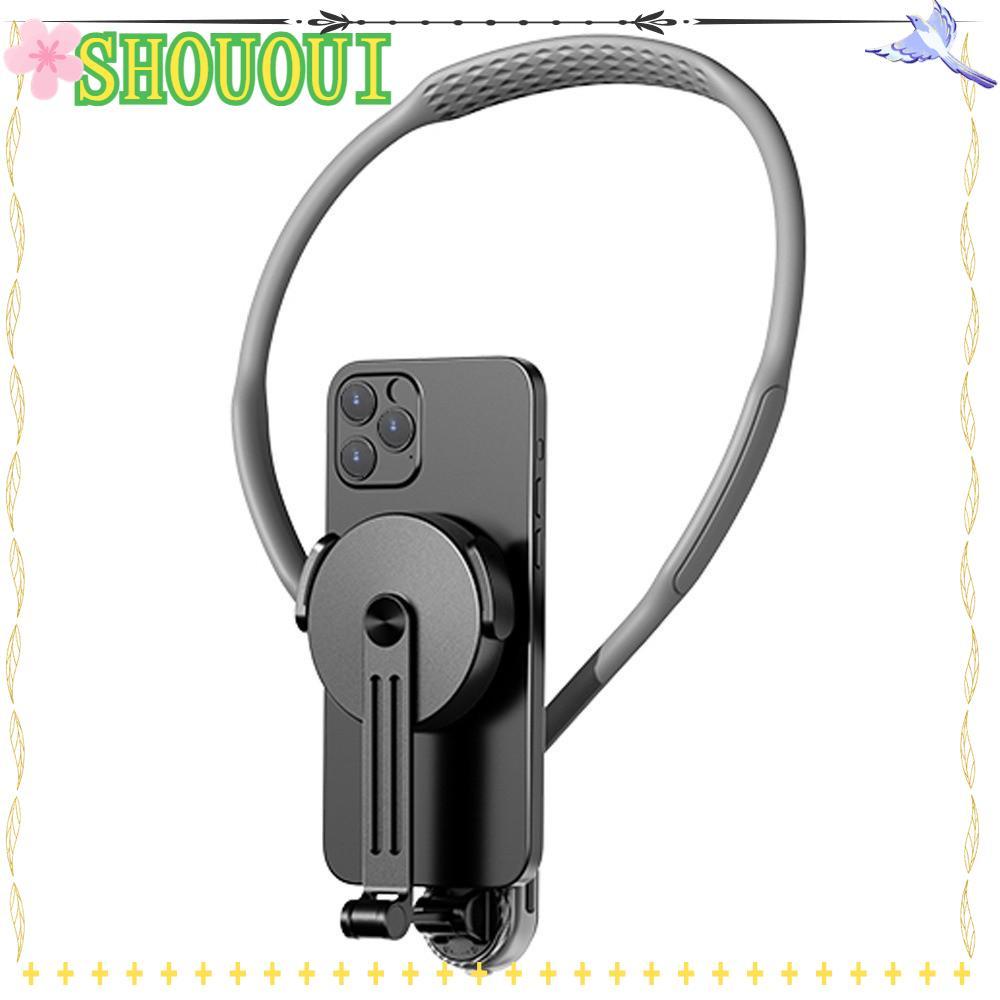 SHOUOUI Magnetic Neck Mount, Quick Release Universal Mobile Holder ...