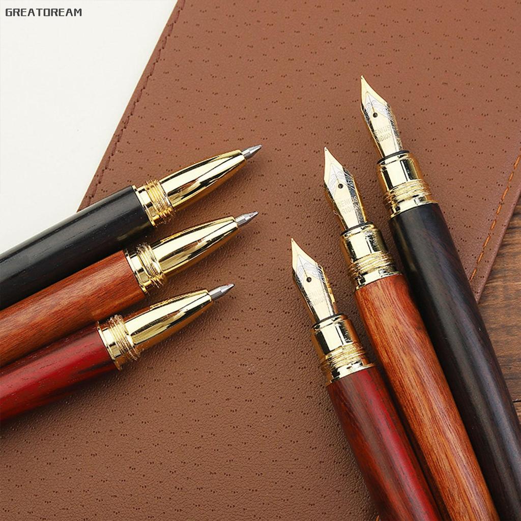 Classic Wooden Fountain Pen Handmade Ink Pen Sign Pen for Sketching ...
