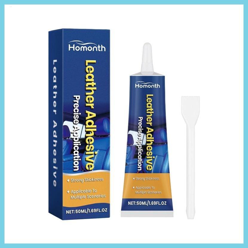 Leather Adhesive 50ml Strong Hold Fine-Tip Leather Repair Adhesive for ...