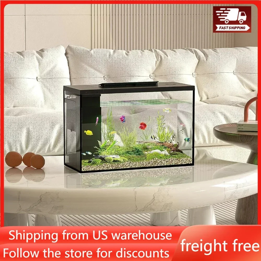 Fish Tank Self Cleaning Aquarium Kit Smart Aquarium That Supports ...