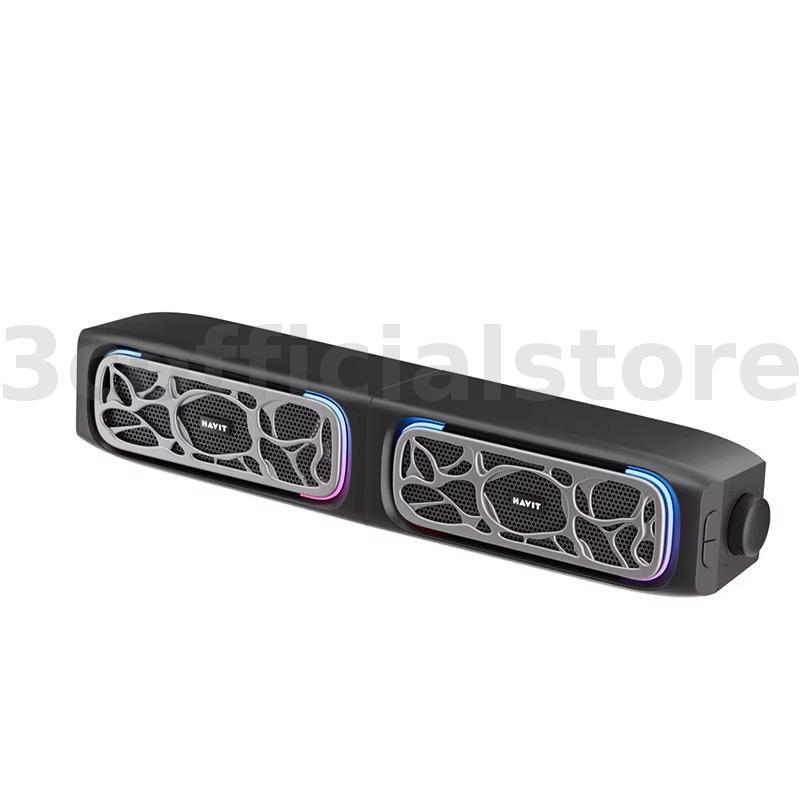 Havit M21 Wired Computer Speaker Desktop bluetooth 5.3 Soundbar Dual ...