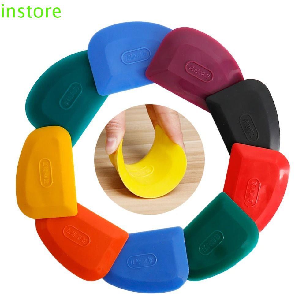 INSTORE Scraper , Pottery Art Rubber/Plastic Multifunctional Soft ...