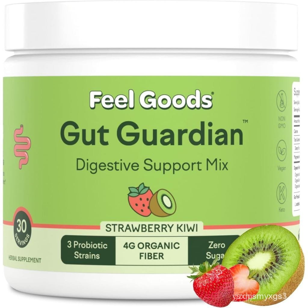 Feel Goods Gut Guardian, Organic Fiber, Probiotic & Prebiotic Powder ...