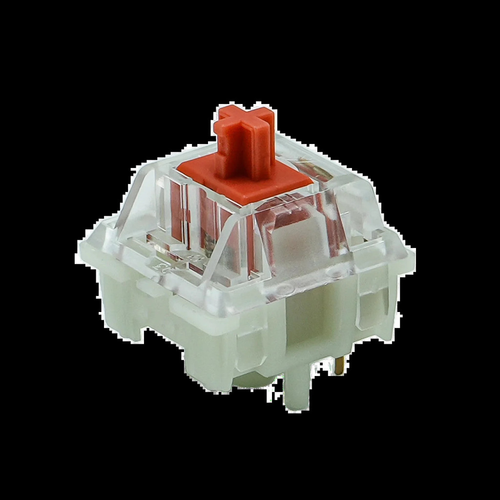 Silent Red Switch 5 Pins Linear 43g Keyboard Switch Pc Pom Lubricated ...