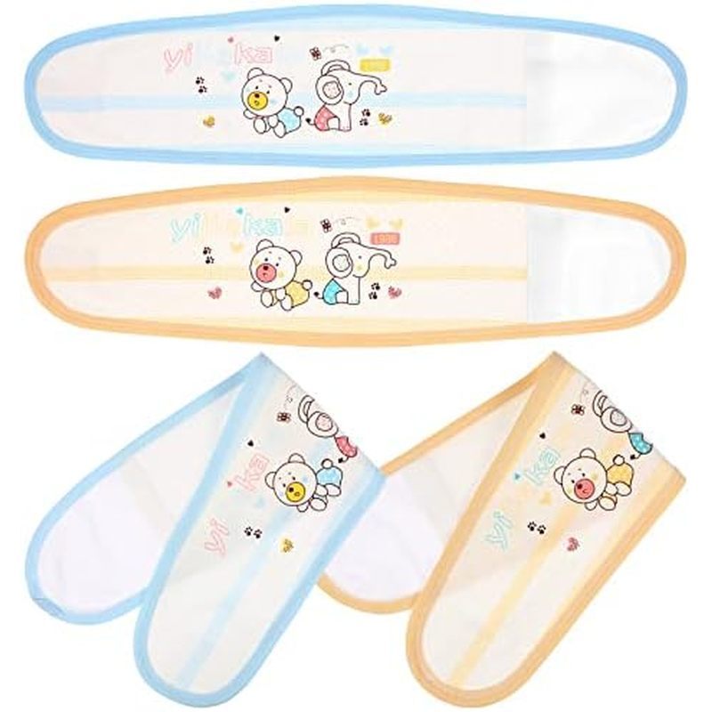 Healifty Baby Belly Button Band 4 Pcs Infant Belly Bands Umbilical Cord ...