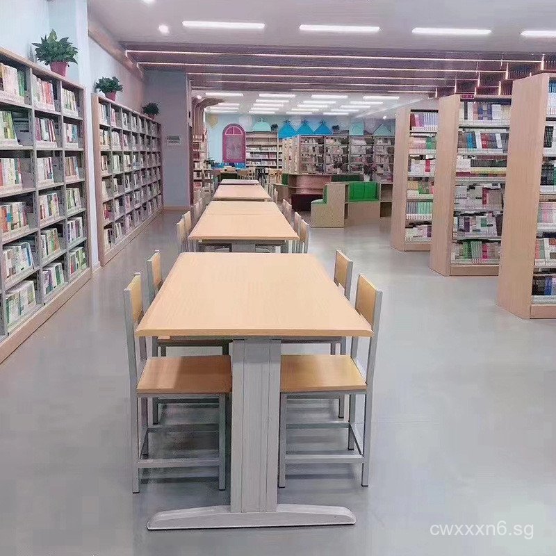 School Library Reading Room Tables and Chairs Bookstore Conference Room ...