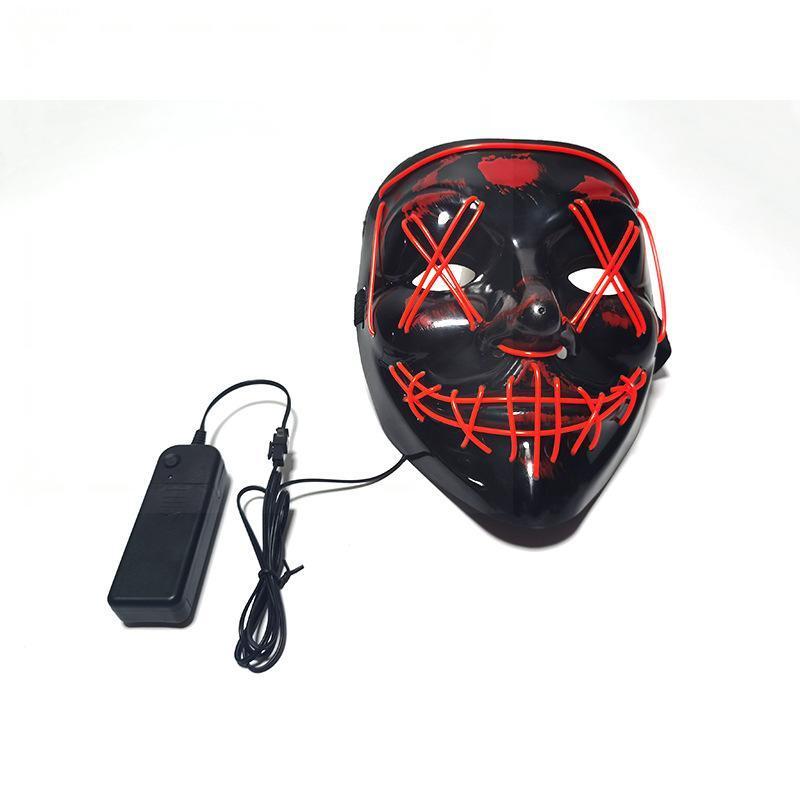 Wireless Halloween Neon LED Purge Mask Masque Masquerade Party Masks ...