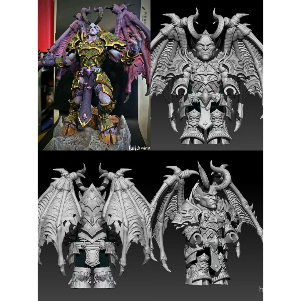 World of Warcraft Mariganis Dread Demon Lord3D Printed Toy Model ...