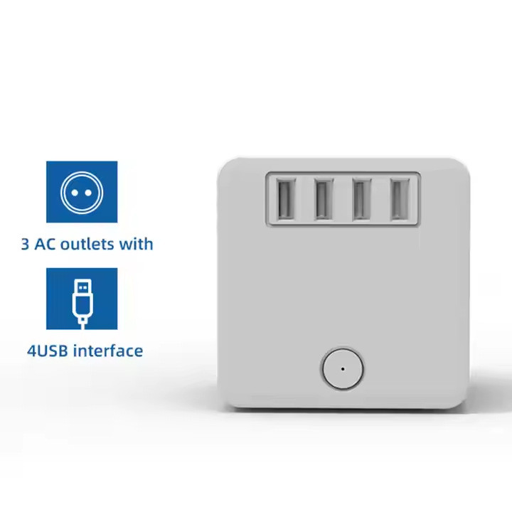 Cross-border Smart European Standard Cube Converter with Fast Charging ...