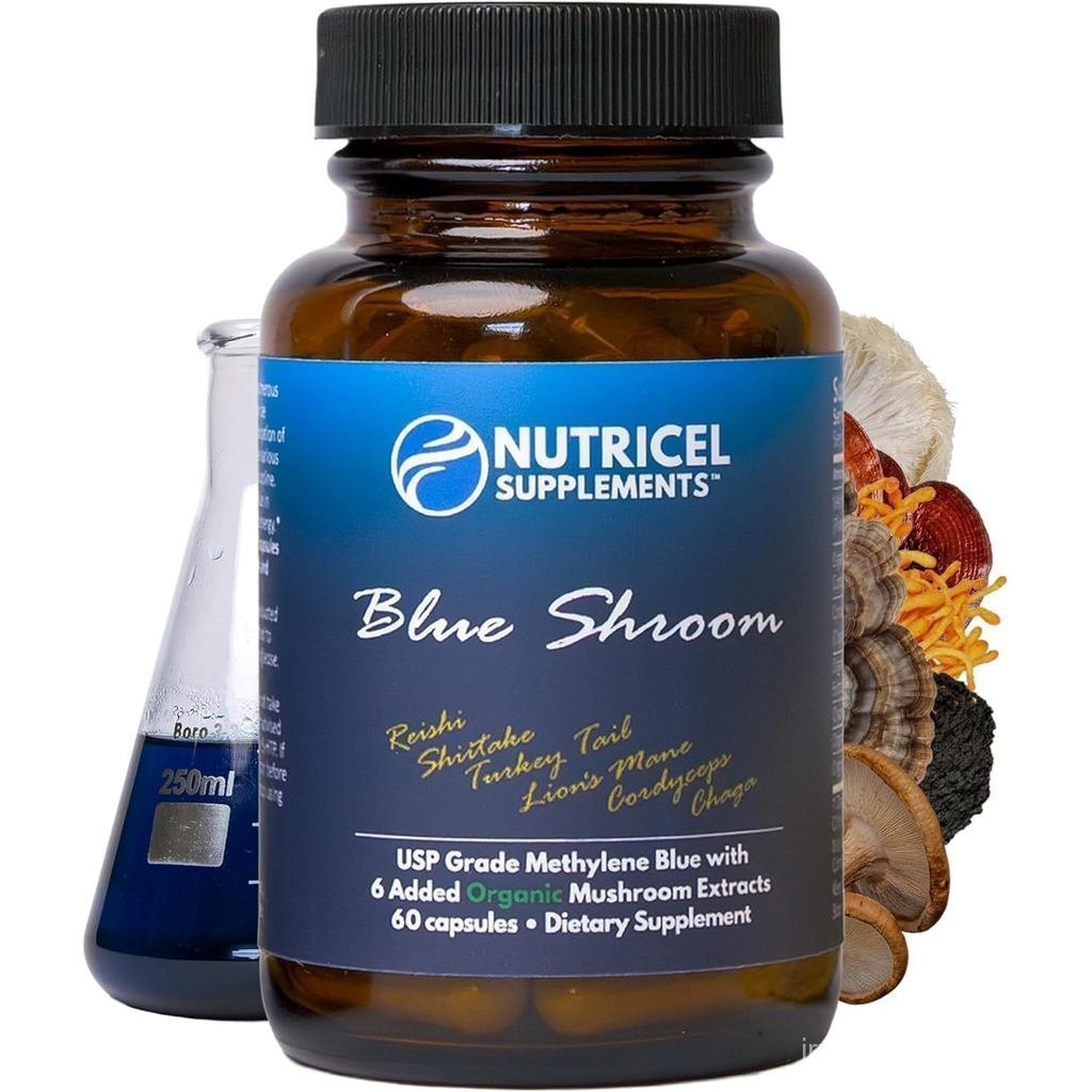 Nutricel Methylene Blue Capsules with Mushroom Extracts: Lion's Mane ...