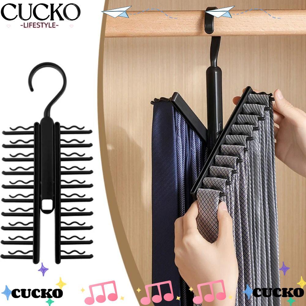 BACKSTR Tie Storage Rack, Adjustable Wardrobe Men's Tie Shelf ...
