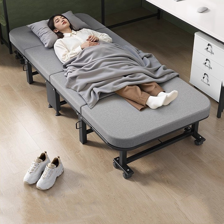 Portable Office Nap Folding Bed Single Recliner Home Simple Hospital ...