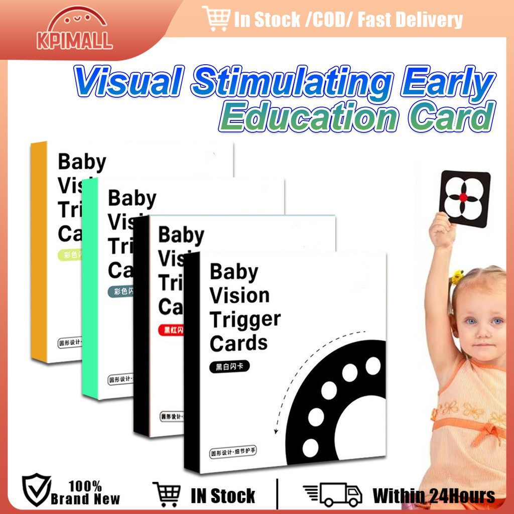 Visual Cards For Baby Flash Cards Educational Sensory Toys Baby Visual ...
