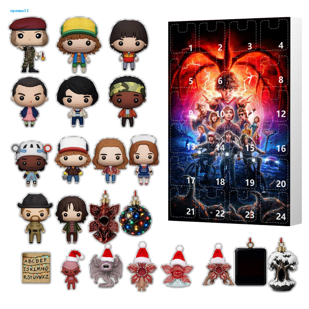 Advent Calendar Decoration Countdown Calendar with Windows Stranger ...