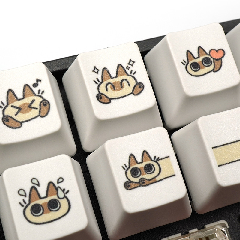 keycaps custom keycaps Youthcc Keycap Supermarket Siamese Cat Cute ...