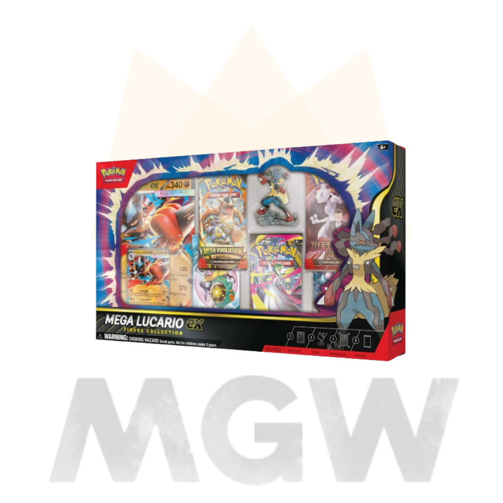 Pokemon TCG Mega Lucario ex Figure Collection Box Brand New Factory ...