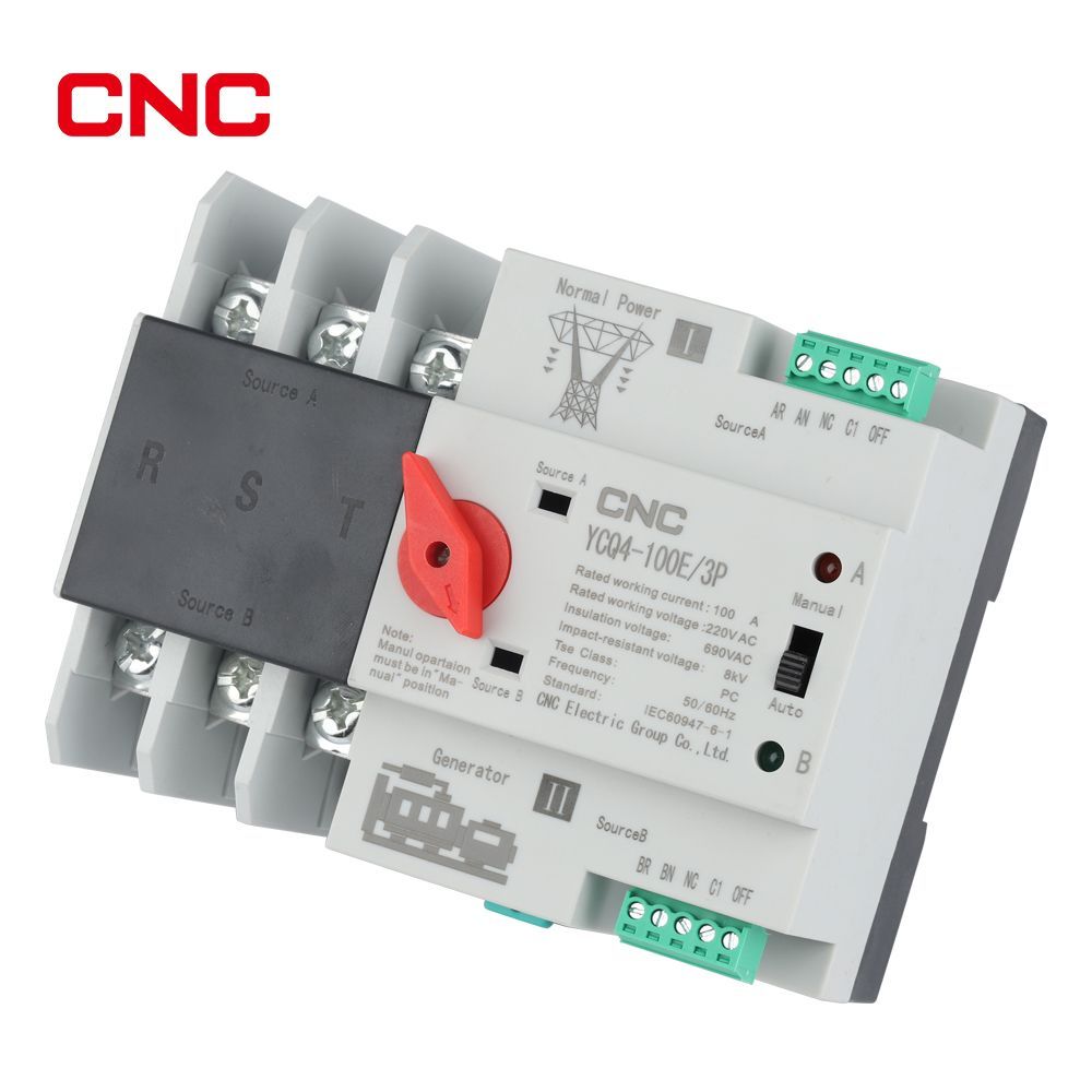 CNC Electric Manual and Automatic Transfer Switch ATS Switching 63A AC ...