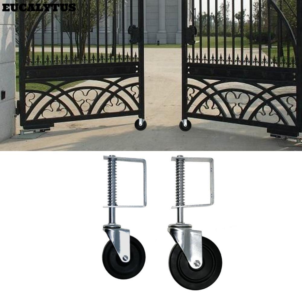 EUCALYTUSS Loaded Gate Wheel Home Supply Hot Rubber Mute Spring Wheel ...