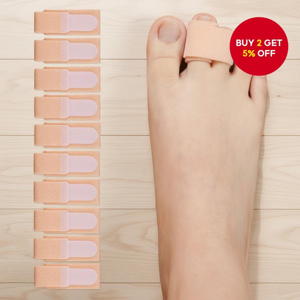 Cushioned Bandages for Broken Toe Support, Hammer Toe Separator Splints ...