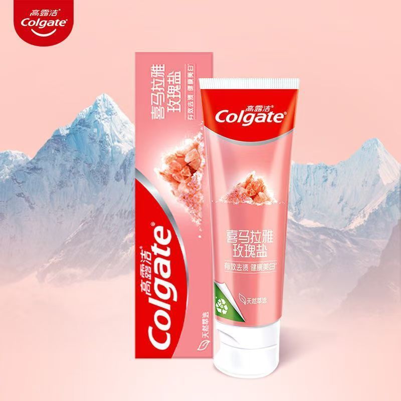 Colgate Himalayan Rose Salt Powder Salt Toothpaste 115g Family Pack ...