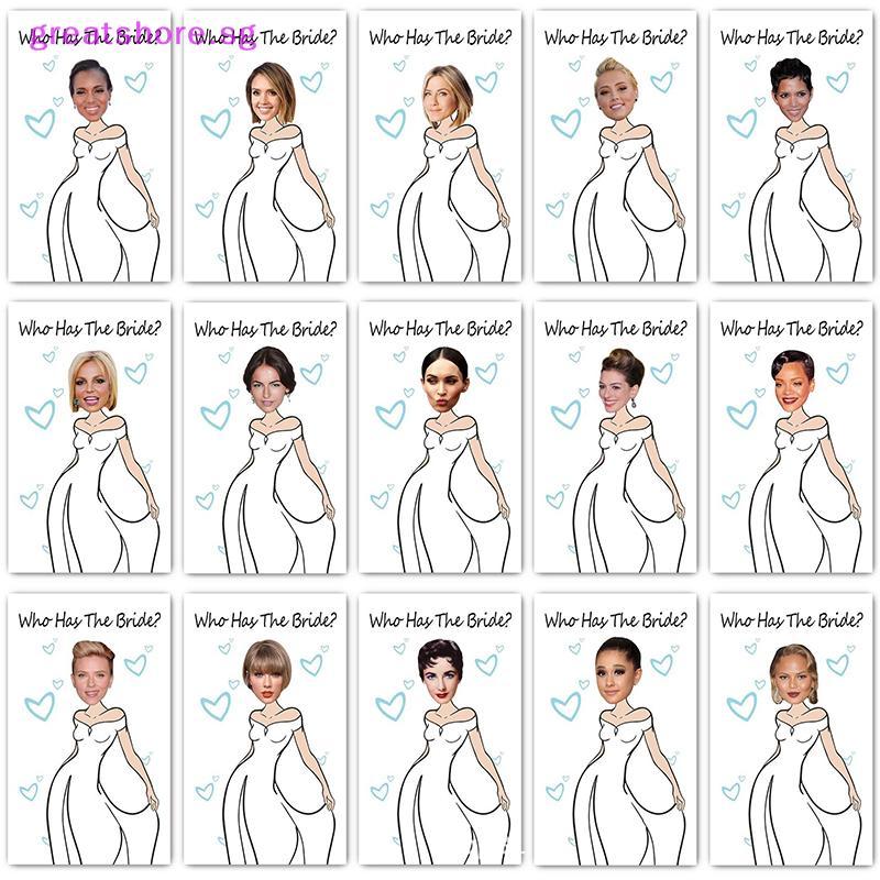 greatshore Bridal Shower Games - Who Has The Bride Scratch Off ...