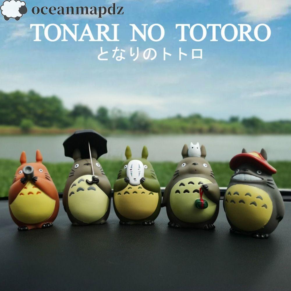 OCEANMAPDZ Totoro Action Figure, Car Ornament Cartoon My Neighbor ...
