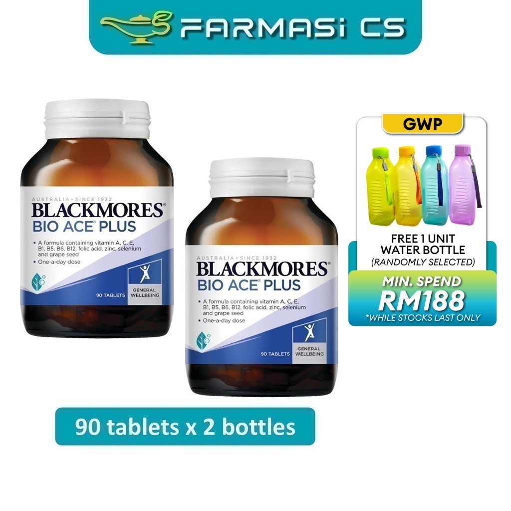 SPECIAL BLACKMORES Bio ACE Plus 90 tablets x 2 Bottles (TWIN) EXP:08/2026 [ Vitamin A C E ...