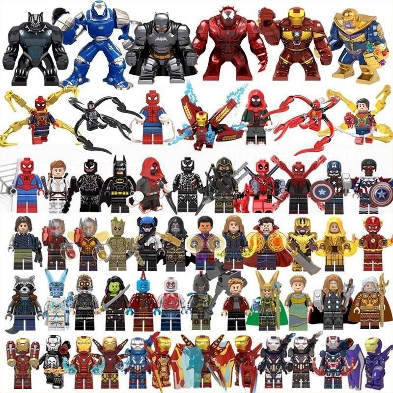 Marvel Compatible Lego Minifigure Building Blocks Avengers Iron Man ...