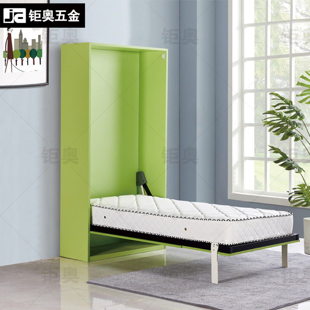 Folding Bed with Flip-Up Legs, Invisible Bed Hardware, Hidden Flip-Down ...