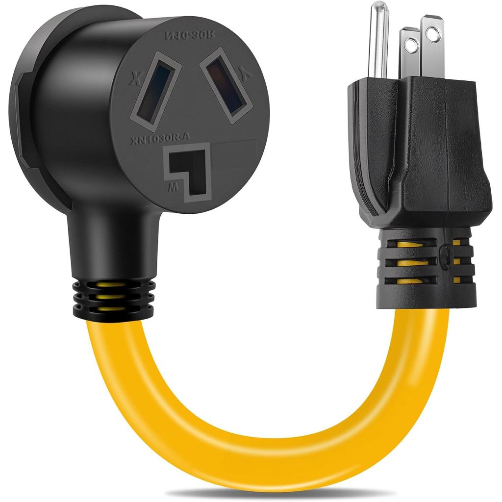 Dryer Adapter Cord,12Inch NEMA 5-15P Male to 10-30R Female Power ...