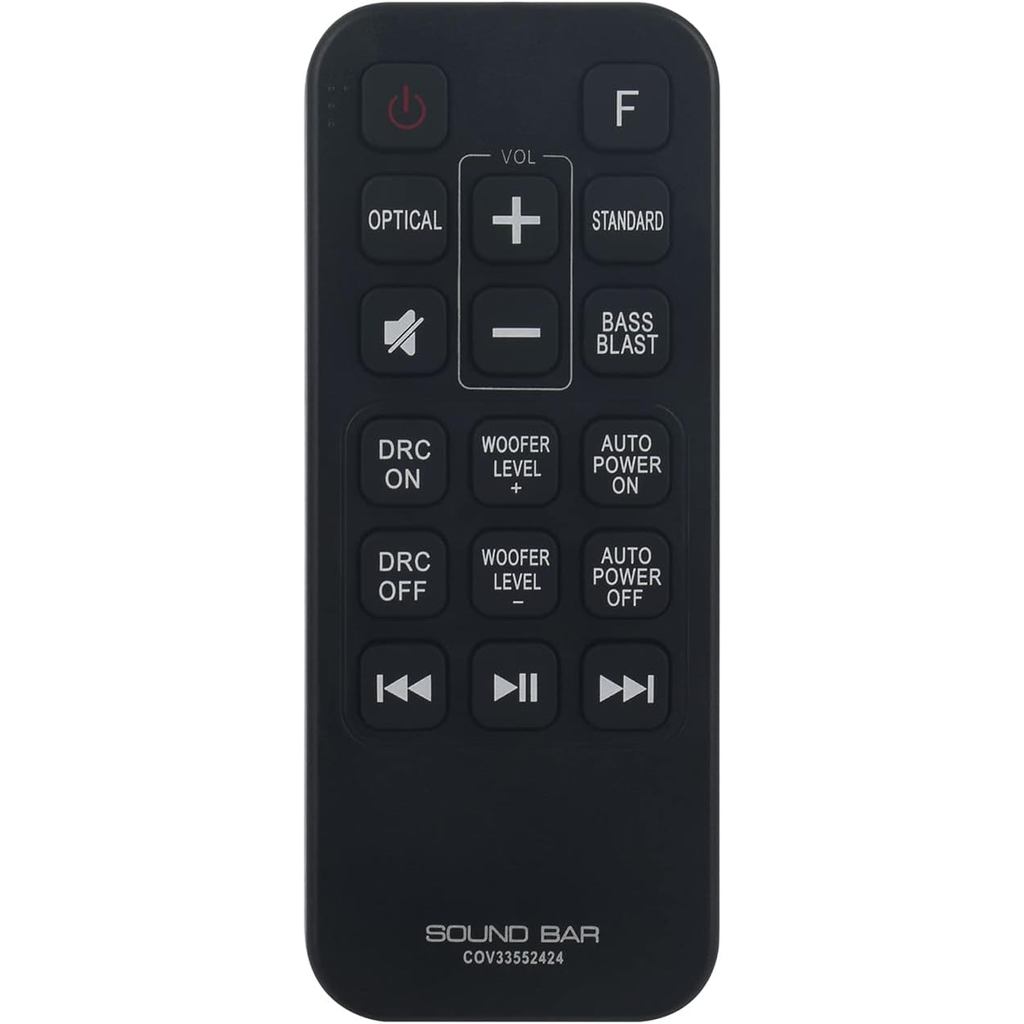 COV33552424 Replace Remote Control operates for LG Soundbar SJ2 SPJ2B-W ...