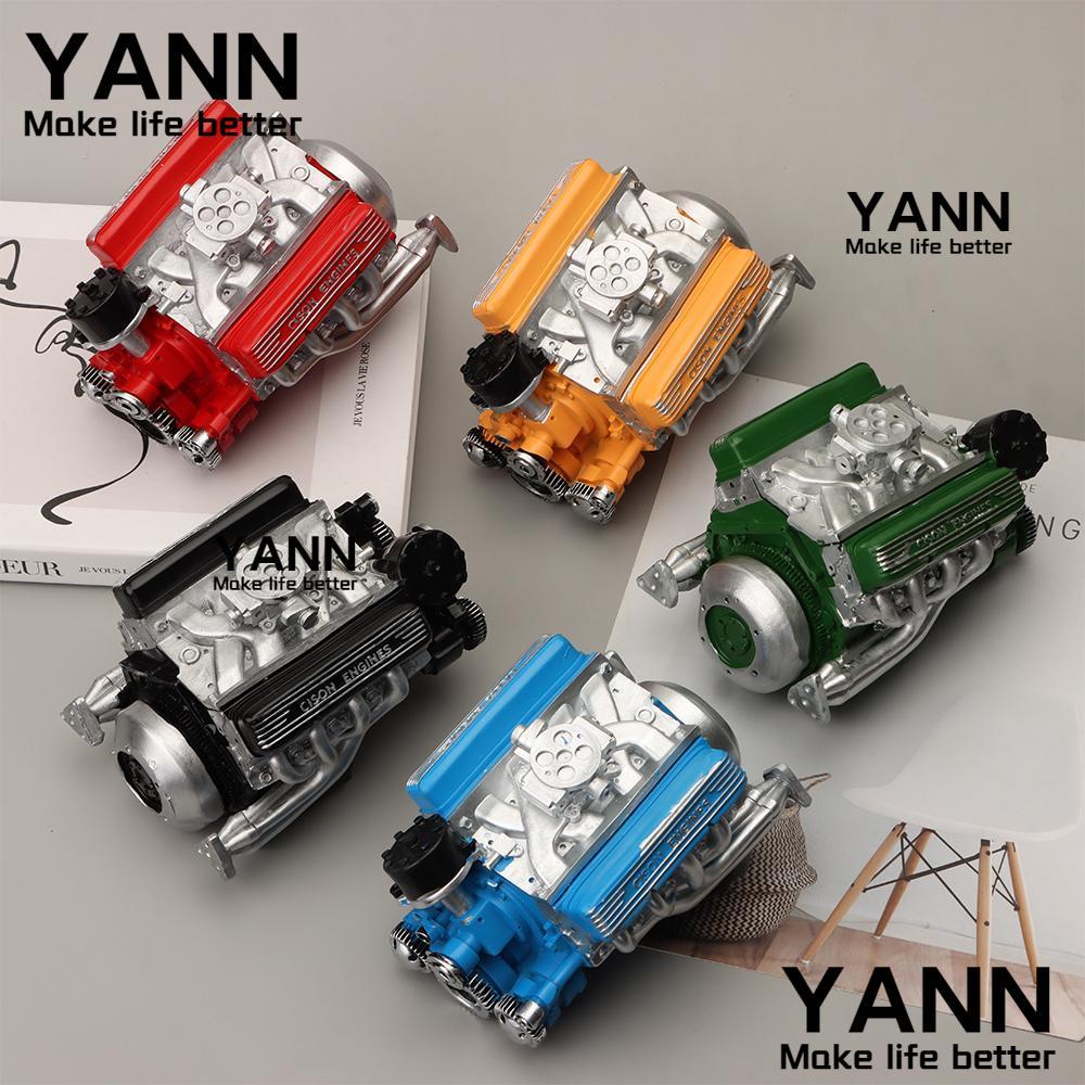 YANN V8 Car Engine Model, Resin Crafts V8 Model Engine Kit, Creativity ...