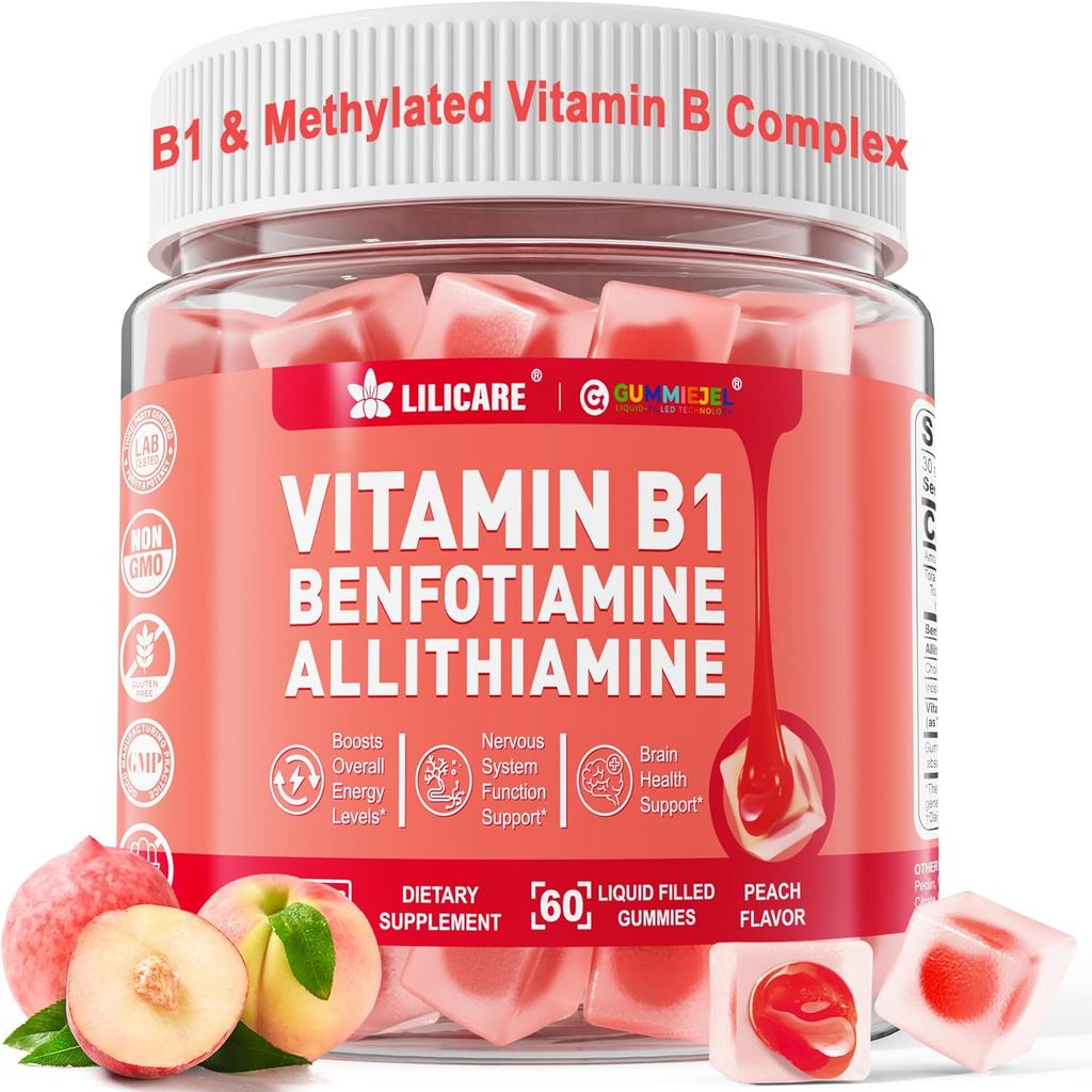 Vitamin B1 & Methylated Vitamin B Complex Gummies - All B Vitamins ...