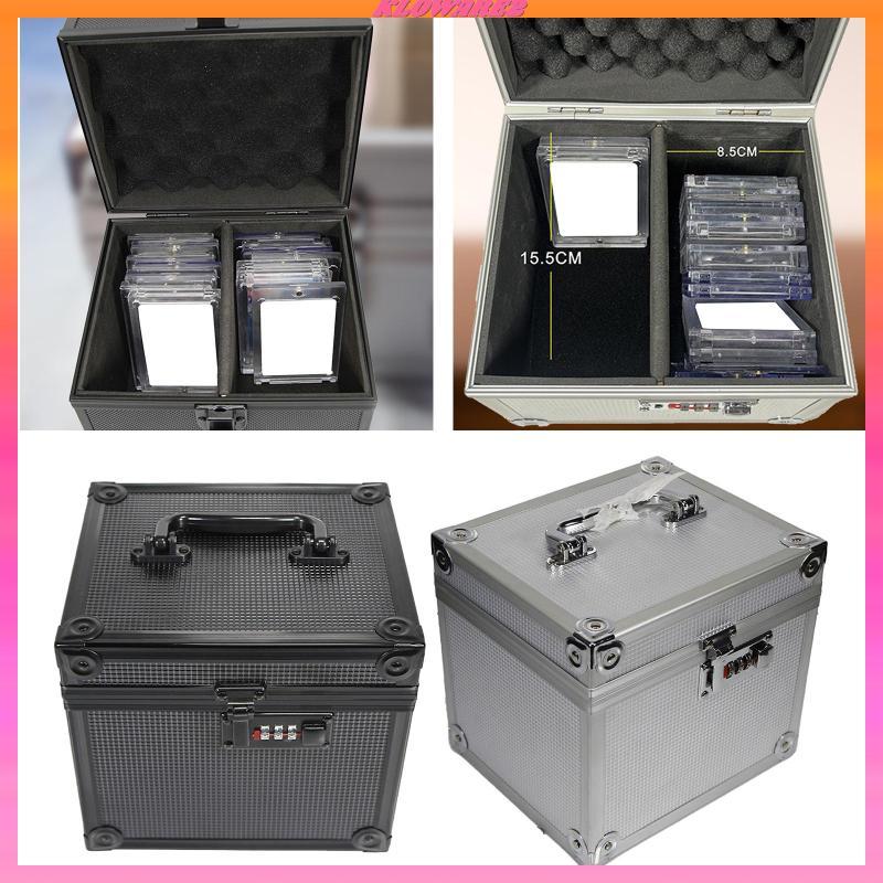 [Kloware2] Portable Deck Card Collector Box Lockable Portable Slab Card ...