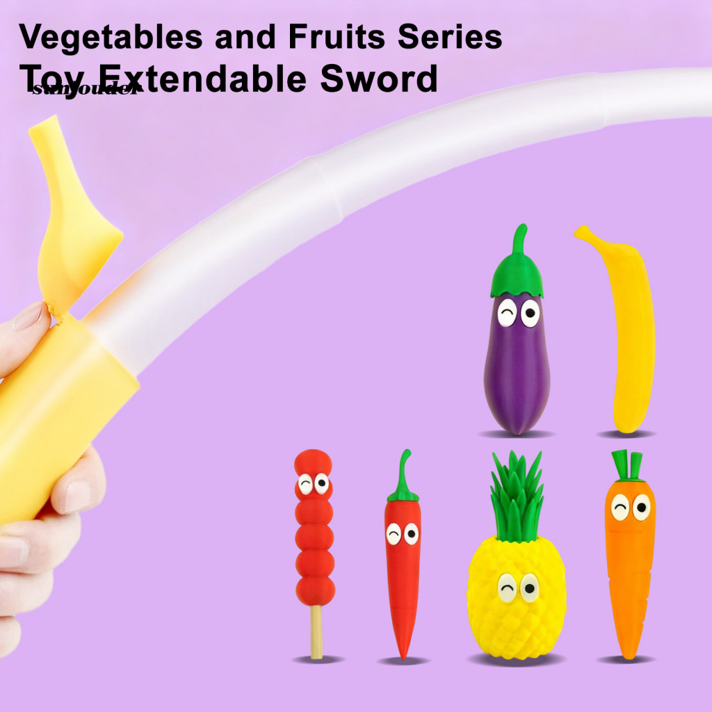 SL Children Imaginative Play Banana Wand Telescoping 3d Printed Fruit ...