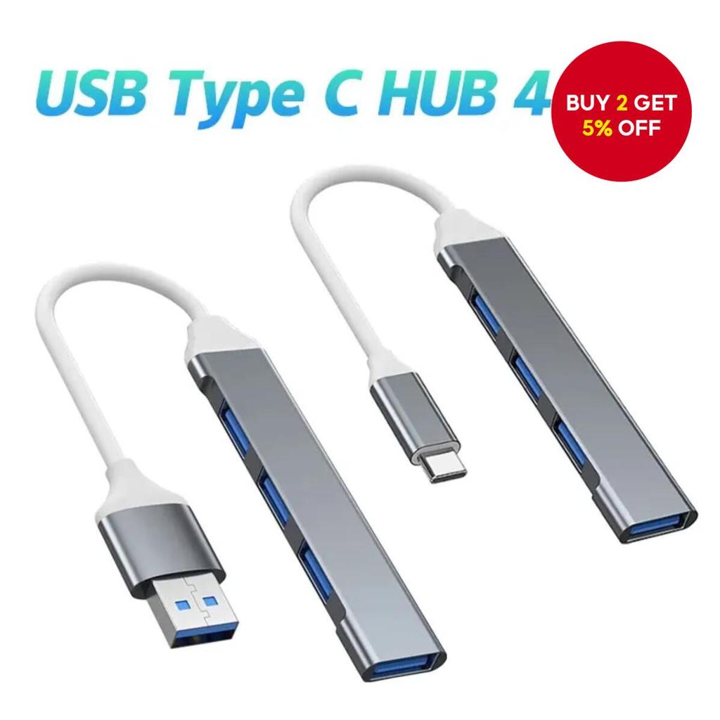 USB port hub 3.0 4 Port High Speed vga to type c Splitter 5Gbps For PC ...