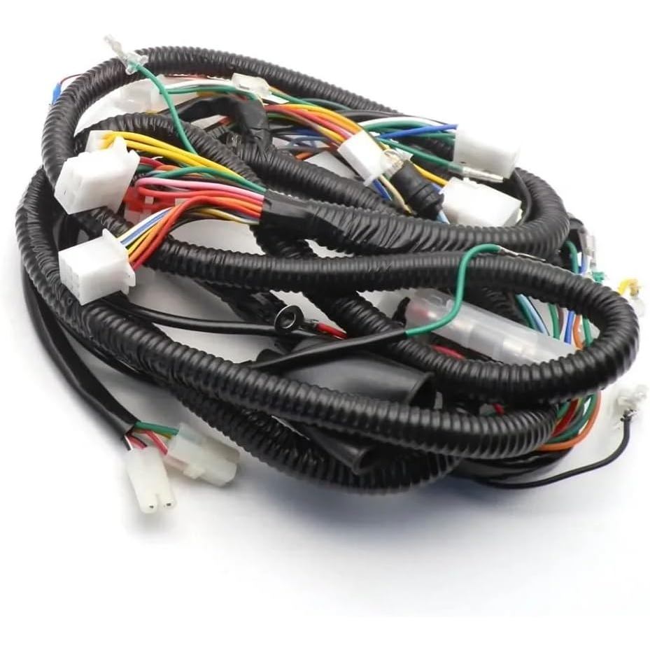 GY6 150CC Wire Harness Wiring Assembly Scooter Moped Fit for 11 Pole 8 ...