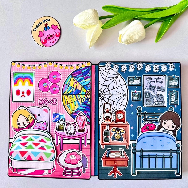 Glossy Lamination Toca Life World Toca Boca Wednesday and Einide my ...