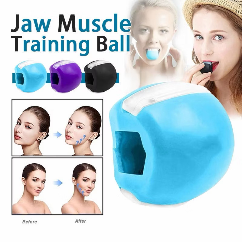 Jawline Exercise Jaw Line Exerciser Ball Face Muscle Trainer Full ...