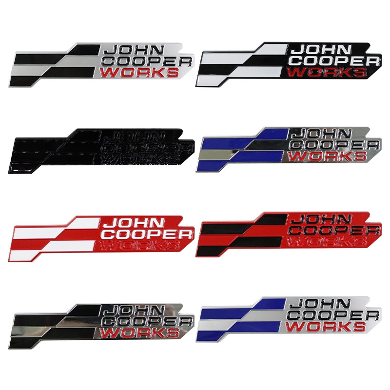 New 3D Metal MINI JCW logo JCW personalized nameplate creative body ...