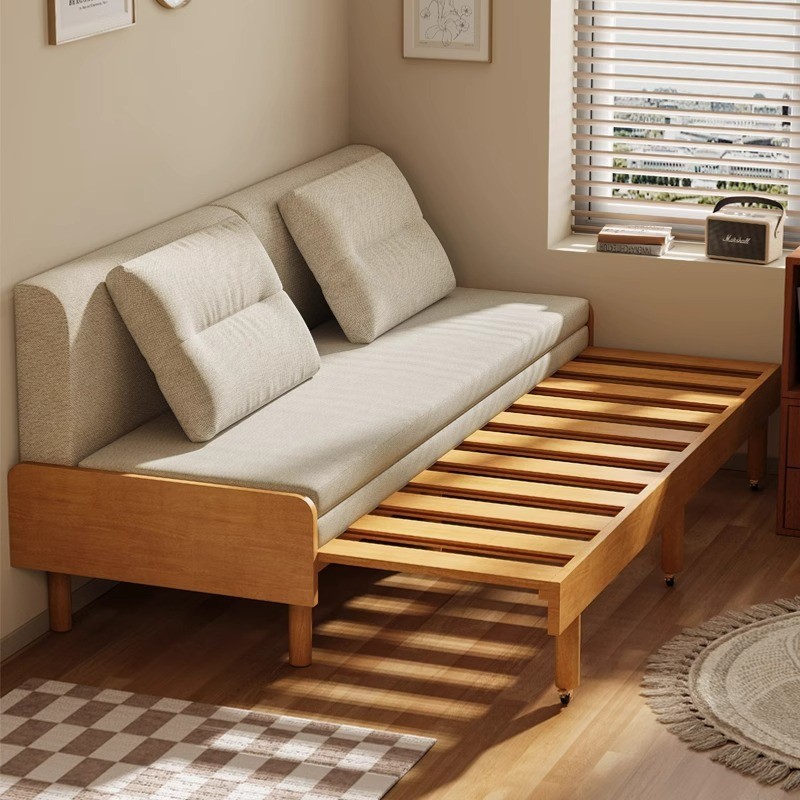 Extendable Bed for Small Apartments, Foldable Sofa Bed for Study Room ...